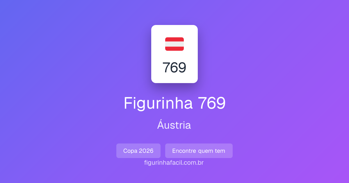 Escudo - Figurinha AUT-1 Áustria 🇦🇹 | Copa 2026